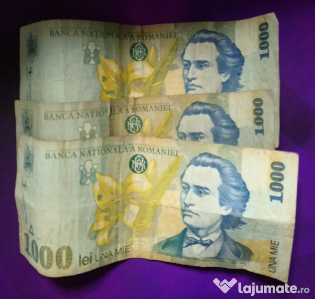 Bancnote 1000 lei (1998), Bancnota 2000 lei, 900 lei - Lajumate.ro