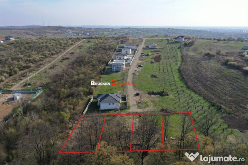 2500 MP | PARCELABIL IN 4 LOTURI DE CASA | ZONA DEALURI, 133.000 eur ...