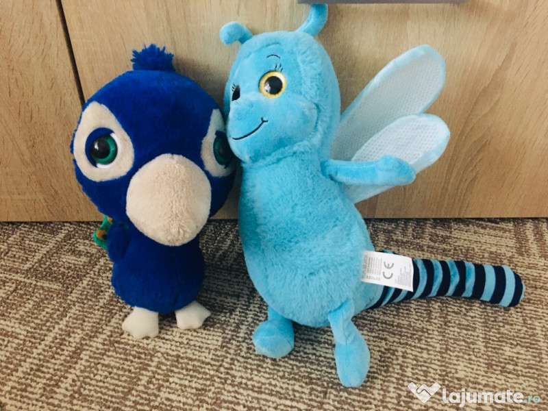 Set 2 plusuri Lidl păun și bondar Penny, 40 lei - Lajumate.ro