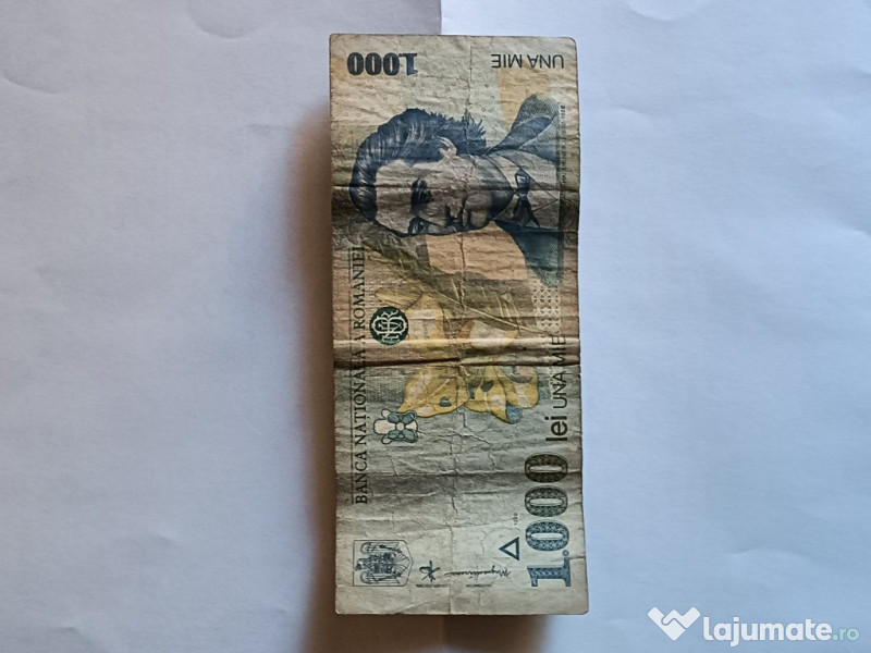 Bancnota 1000 lei " MIHAI EMINESCU", 2.000 lei - Lajumate.ro