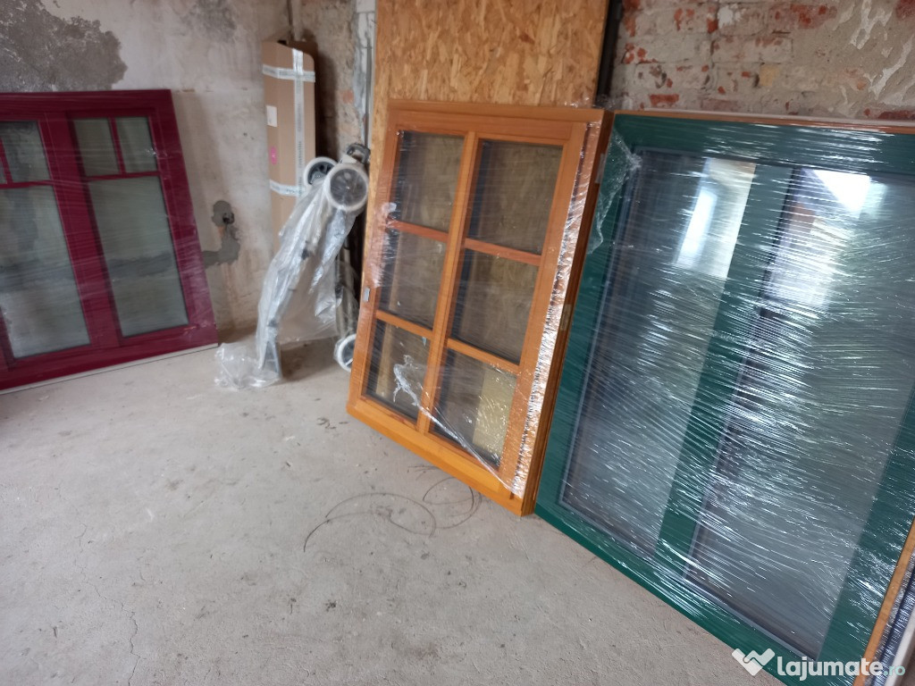 Geamuri termopan lemn stratificat 108x138 cm