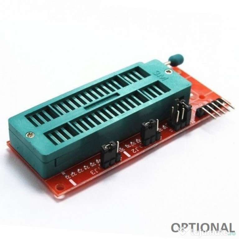 Programator pickit3, eeprom, soclu zif dip 40, cablu usb