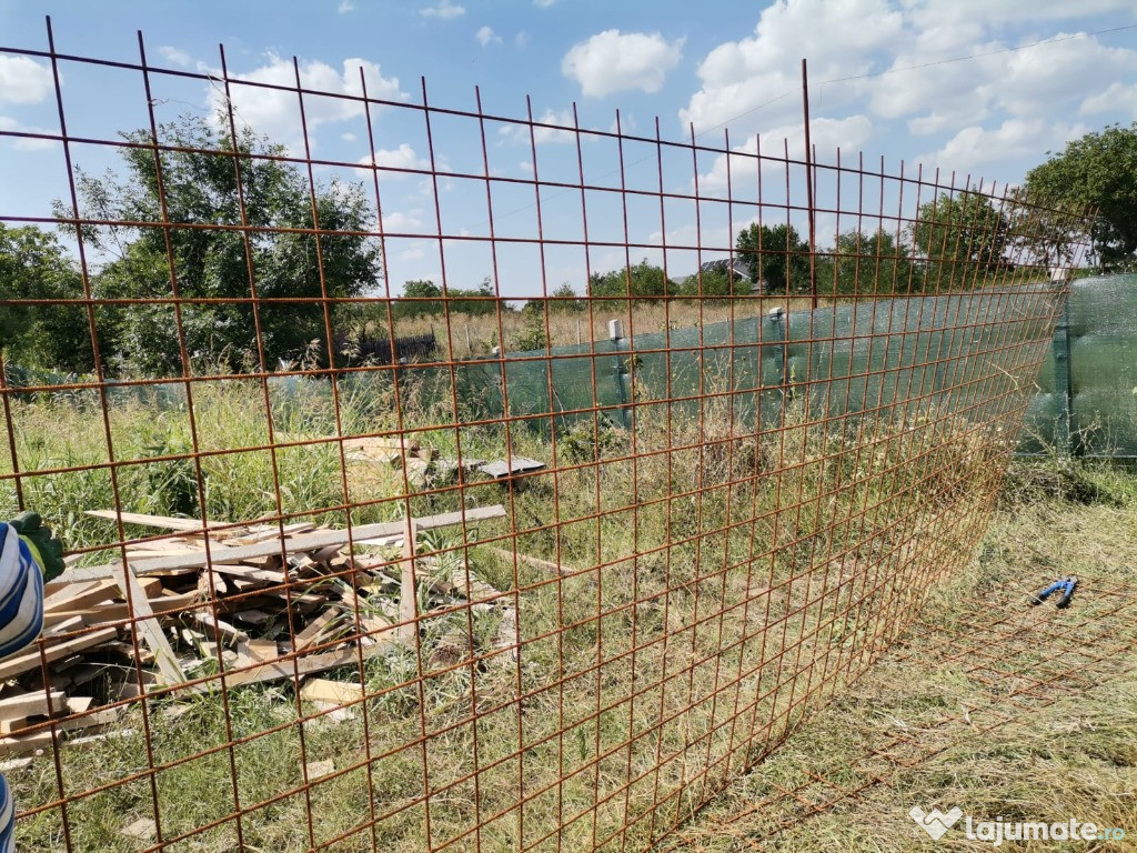 Plasa sudata constructii, fi 8, 5x2 m.