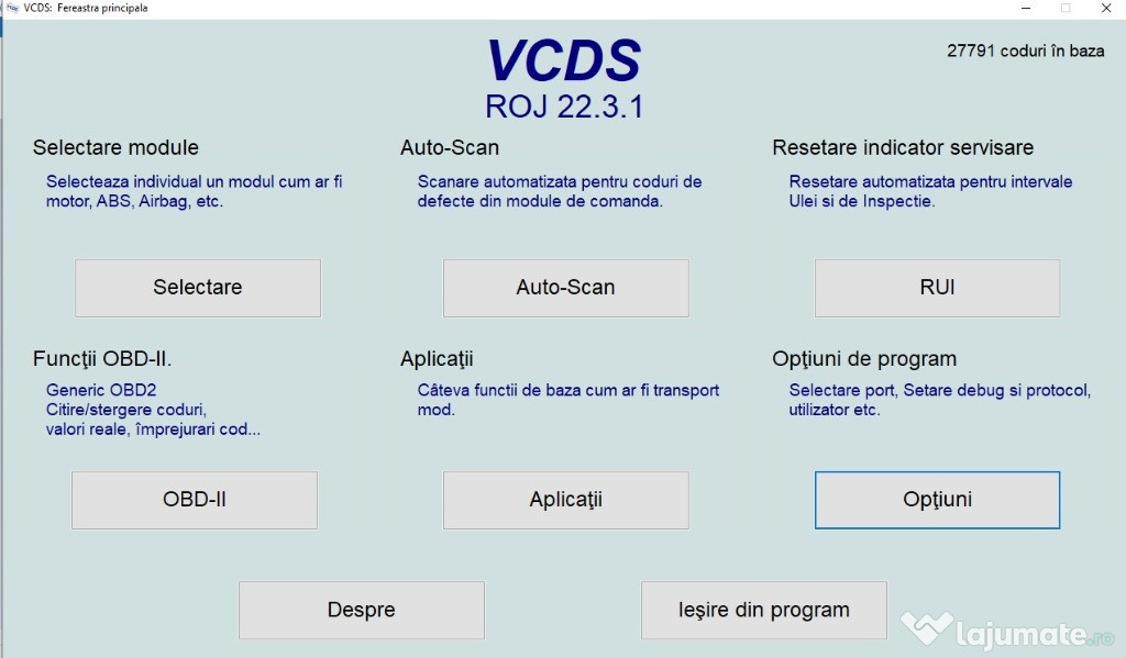 Tester VCDS HEX V2 ARM STM32F405 22.3.1 ENG/RO