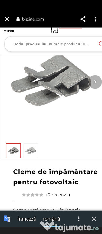 Clemă fixare cablu de împământare de 6mm