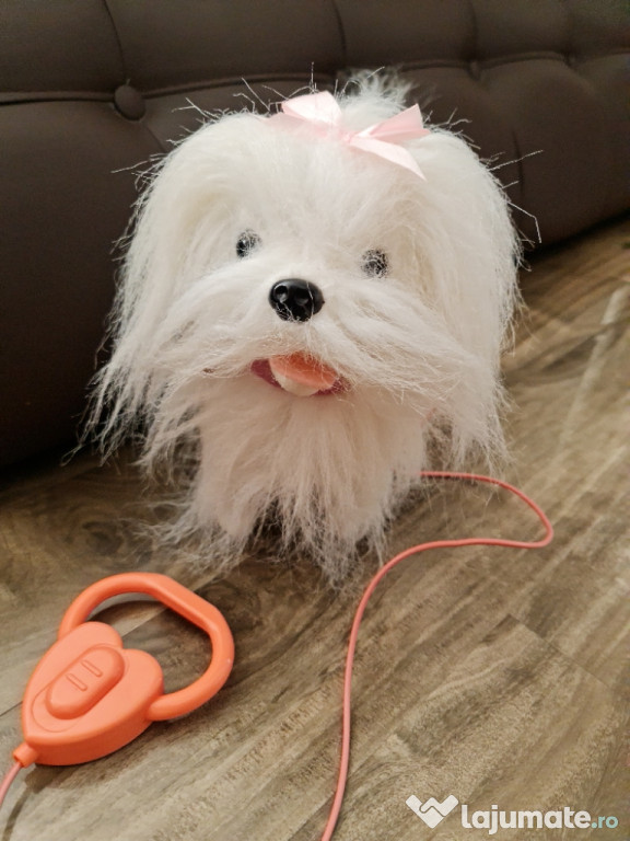 Catelus plus interactiv cu telecomanda tip zgarda