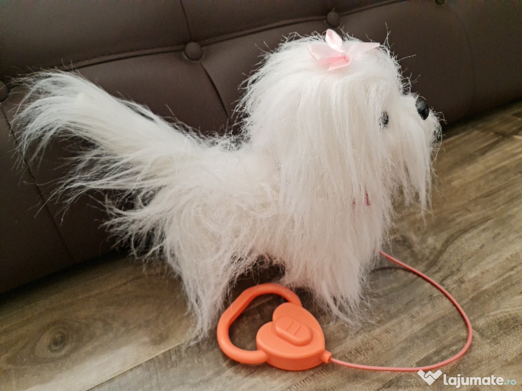 Catelus plus interactiv cu telecomanda tip zgarda