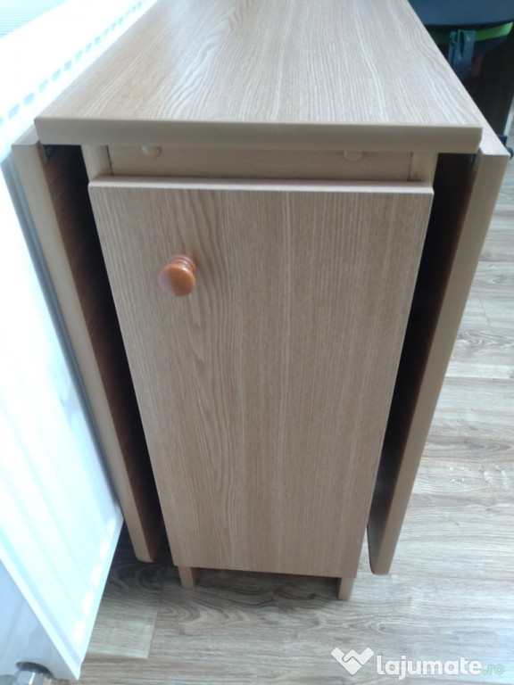 Masa plianta/pliabila/rabatabila PAL impecabila sufragerie/living