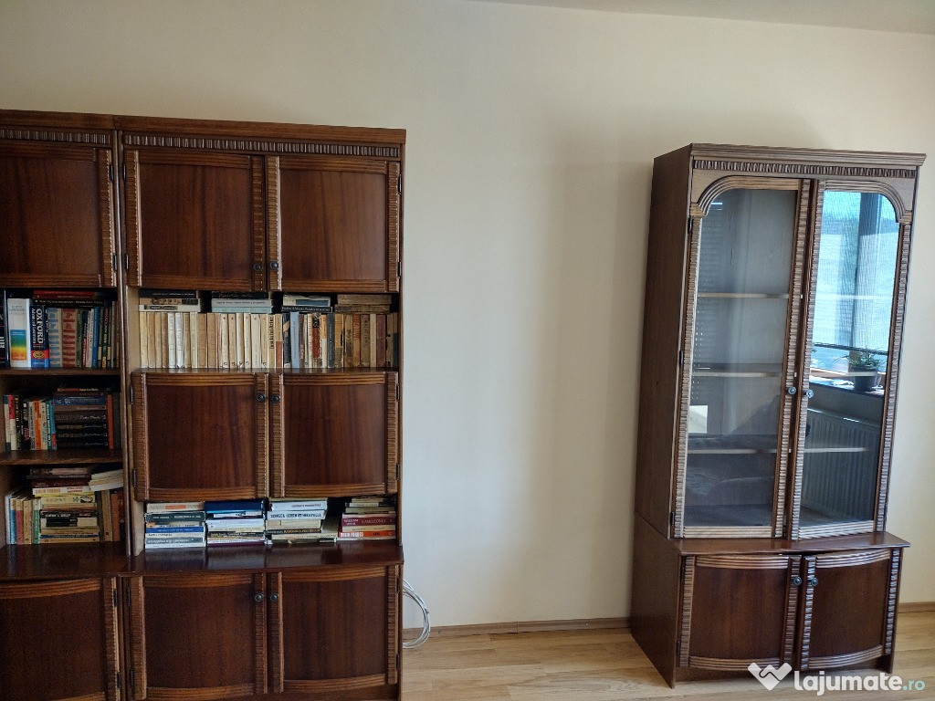 Biblioteca modulara din lemn - 5 corpuri de mobila