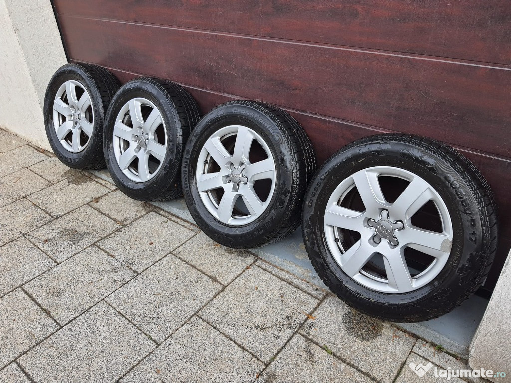 Jante aluminiu cu anvelope de iarna pentru Q5 PE 17