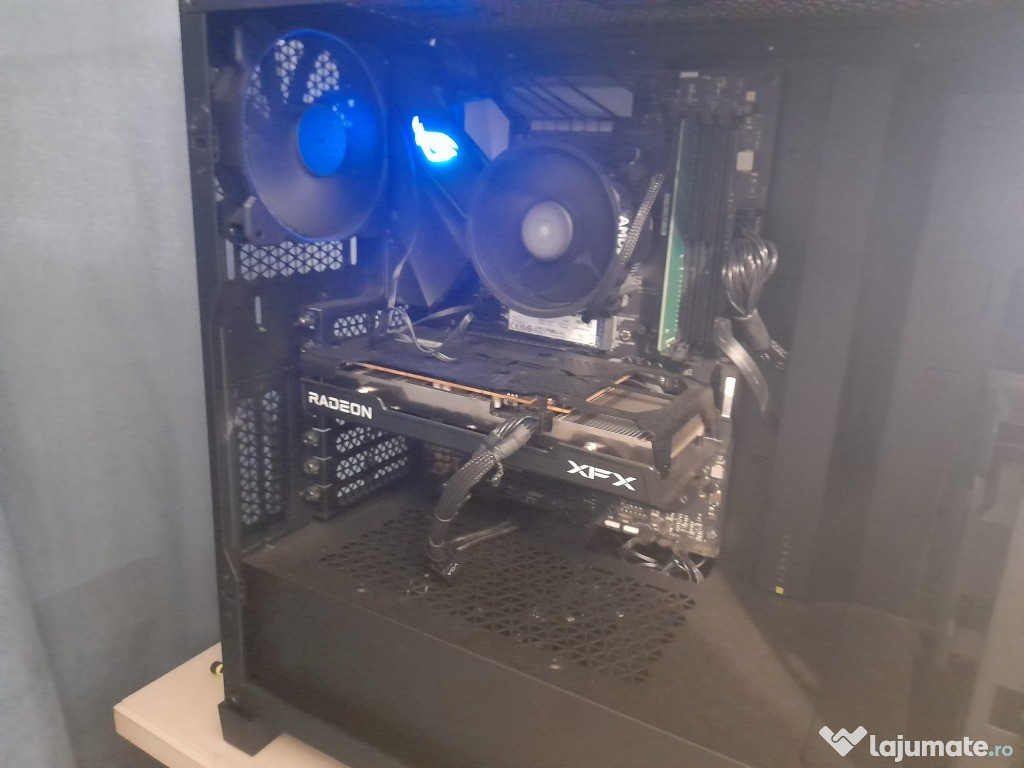Pc gaming ryzen 5 3600, placa video rx 6600 8 gb