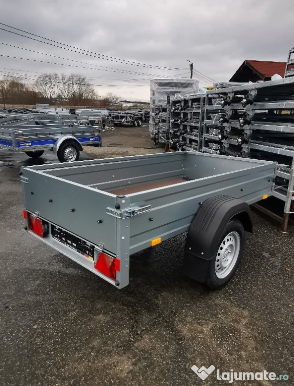 Remorca OPTI 750 kg, Stema Germania + PRELATA NIVEL GRATIS