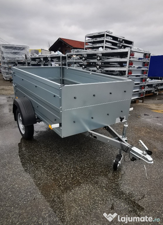 Remorca OPTI 750 kg, Stema Germania + PRELATA NIVEL GRATIS