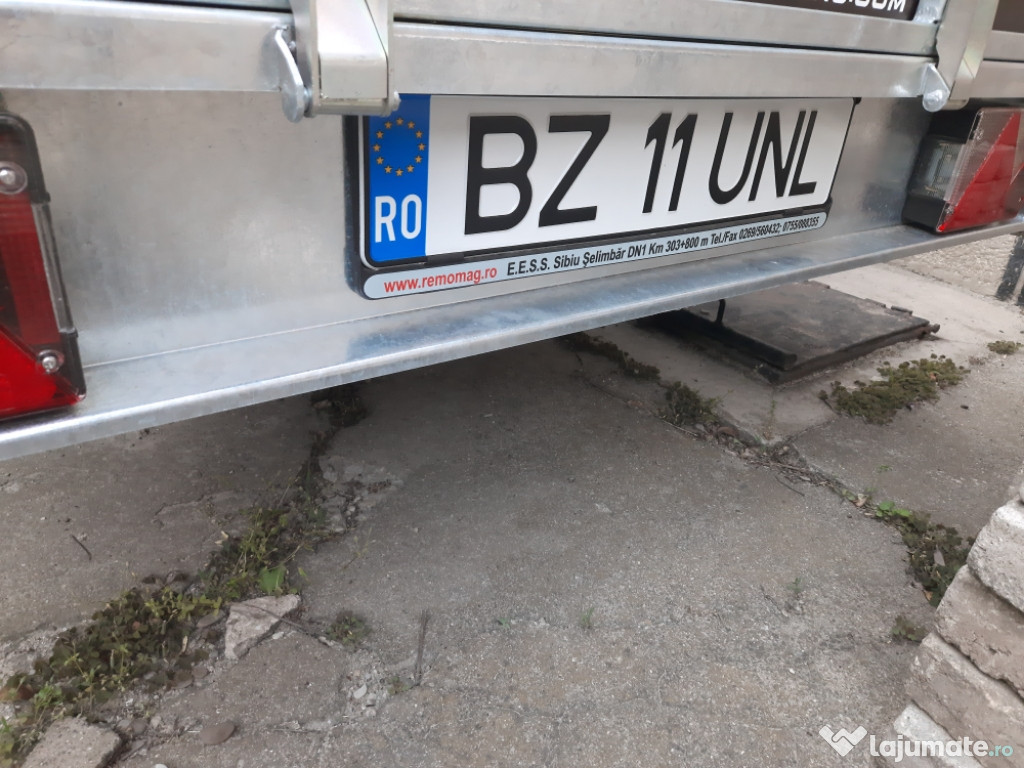 Remorca auto 750 kg,noua,înmatriculată