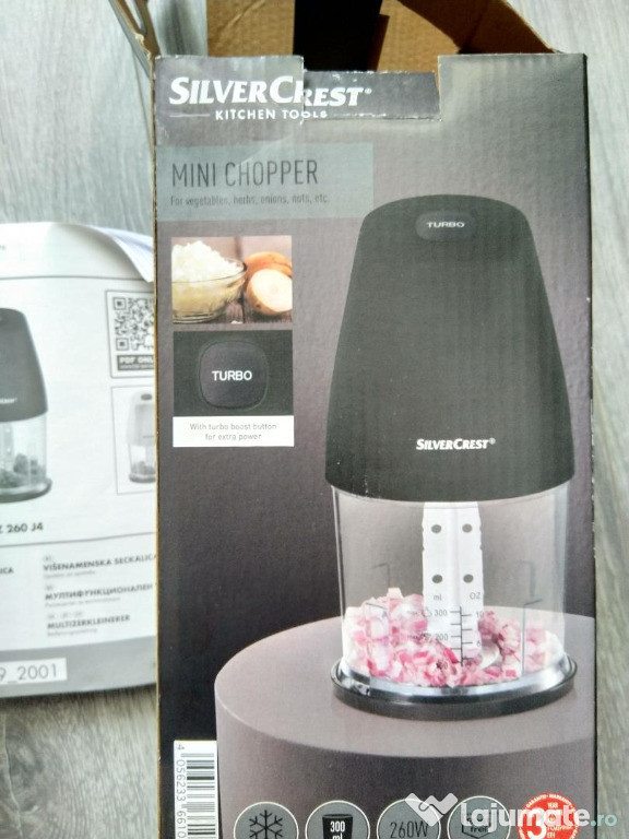 Silvercrest mini chopper - tocator fructe , legume, etc
