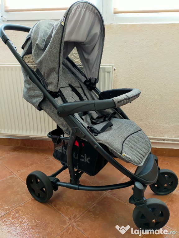 Cărucior Joie Versatrax și Scoică I-size