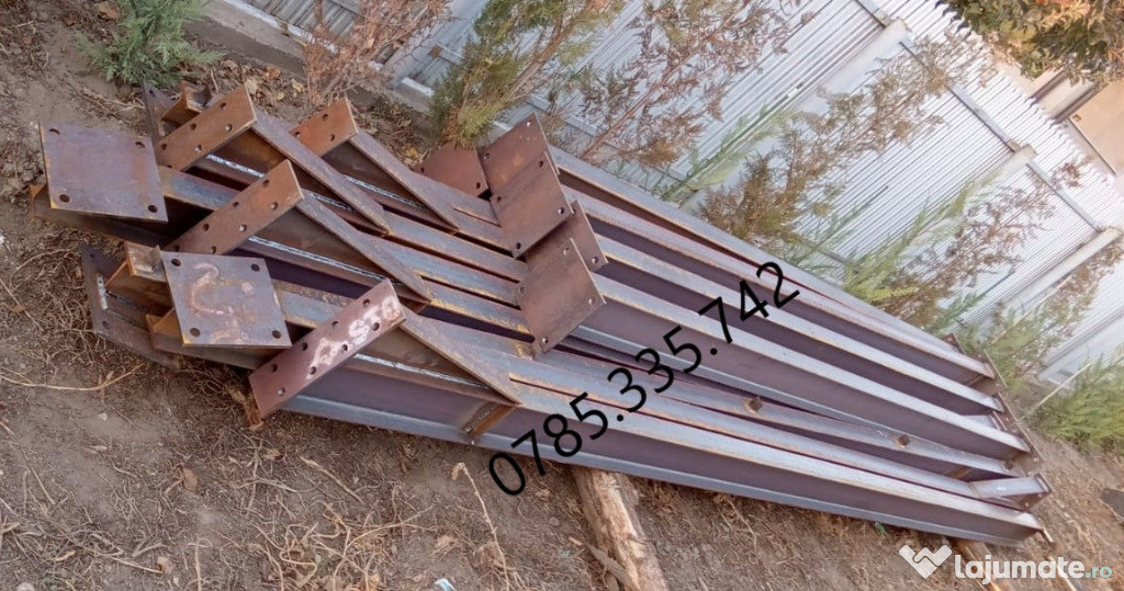 Ferme metalice de 8 si 10m demontabile pt garaj casa atelier