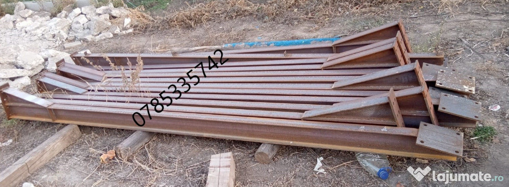 Ferme metalice de 8 si 10m demontabile pt garaj casa atelier