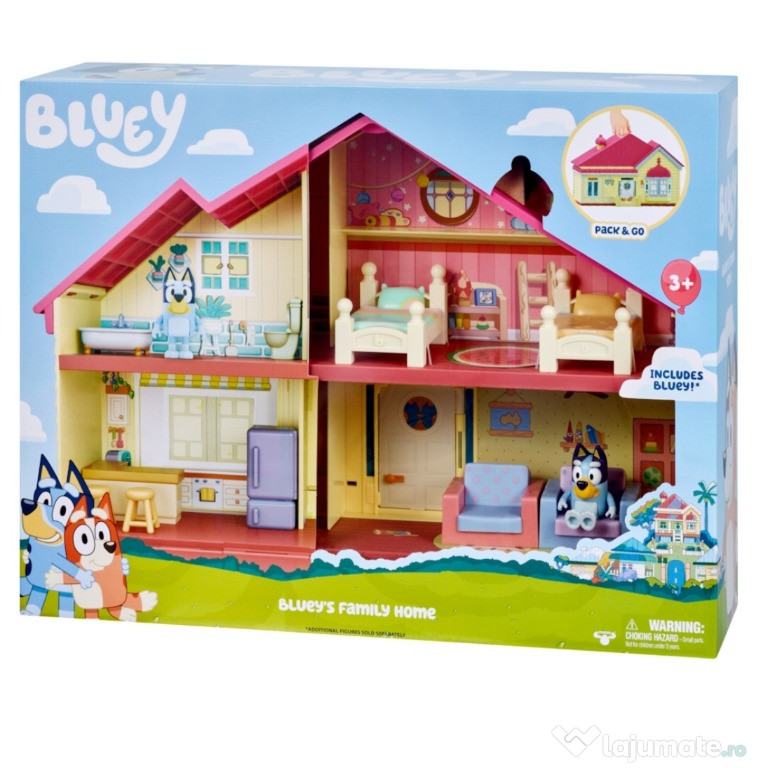 Bluey si Bingo - Casa lui Bluey - Family Home Play
