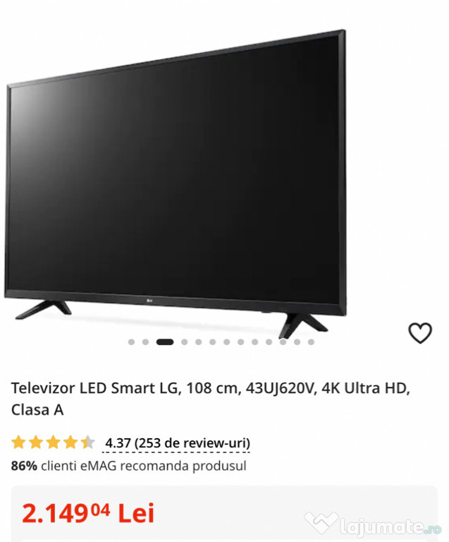 Televizor color Philips diagonala 80 cm.