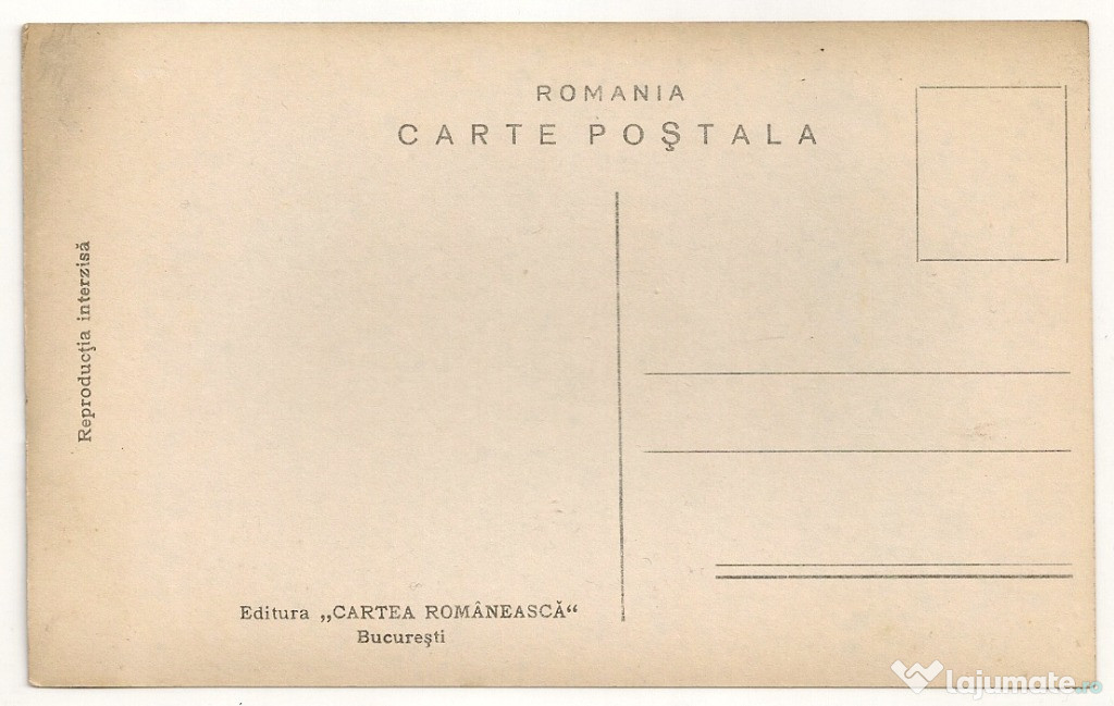 Carte postala interbelica - Printul Nicolae