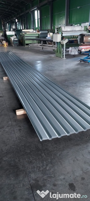 Tabla cutata zincata si vopsita pentru acoperis si gard