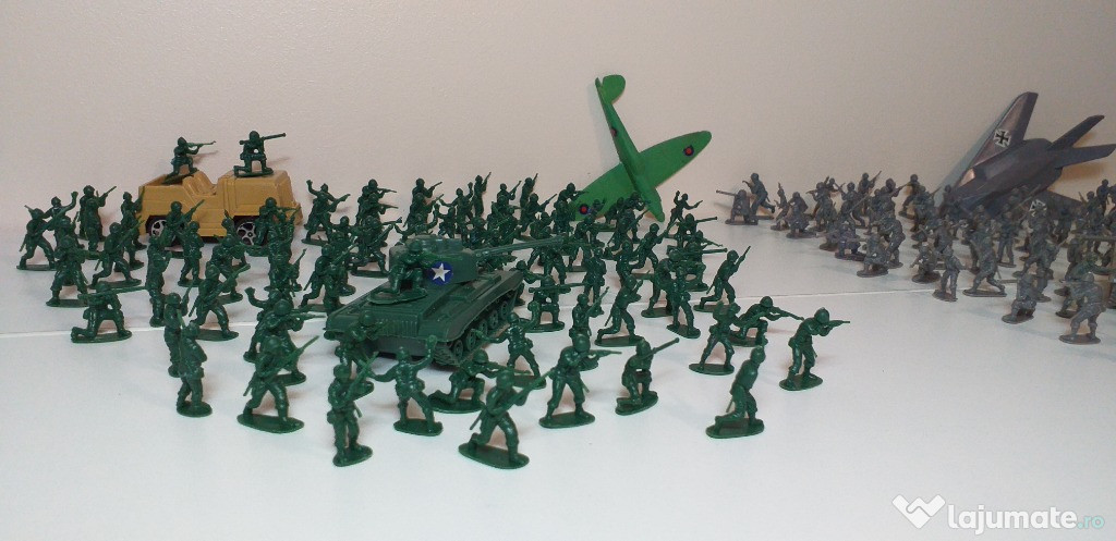 Figurine soldatei HO avion, tanc, masinute jucarii baiat