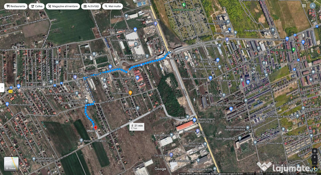 Teren 500mp Ortansei, zona Clinceni-Olteni, langa Pasaj Domn