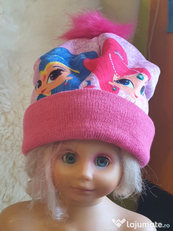 Caciula polar fleece cu Shimmer si Shine