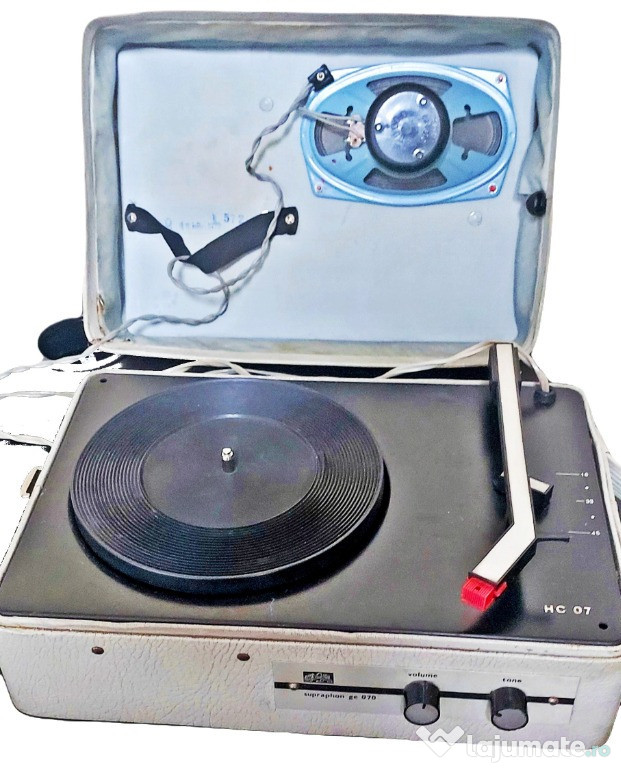 Pick-up Supraphon HC07 - Tesla + 71 discuri vinil Electrecor